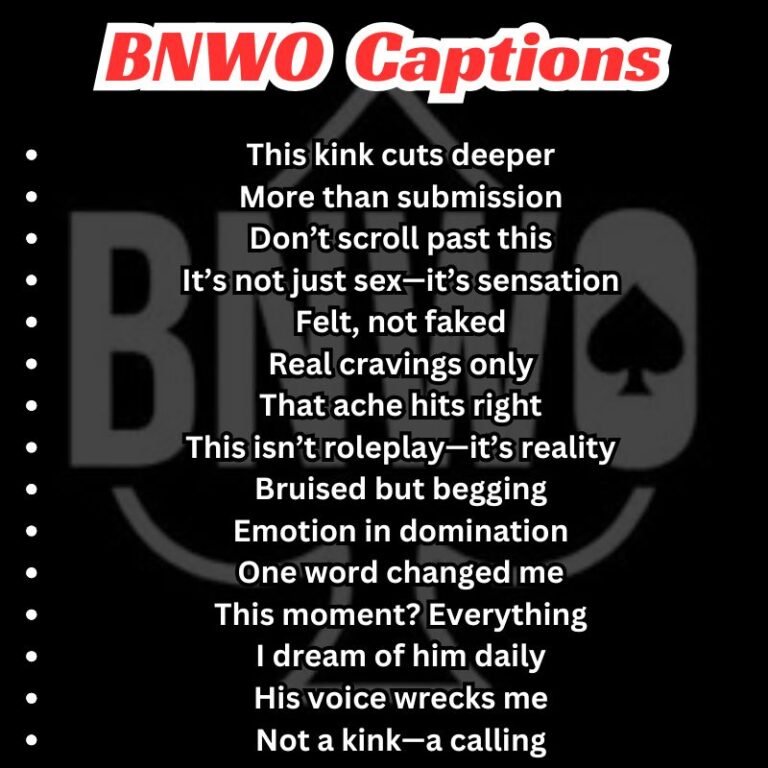 500+ BNWO Captions That Hit Different & Go Viral - captionbluf.com