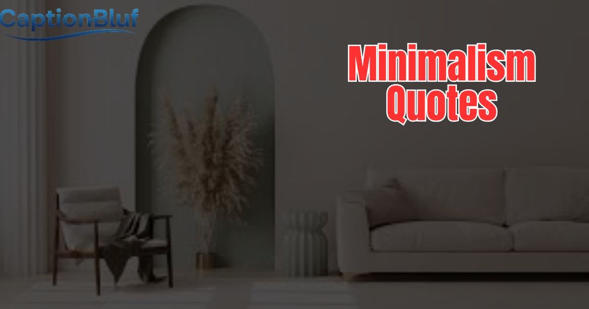 550+ Minimalism Quotes Famous Positive and Deep - captionbluf.com